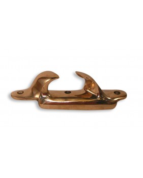 Bronze handed lipped fairlead for boats