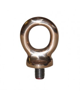 Removable eye bolt in bronze